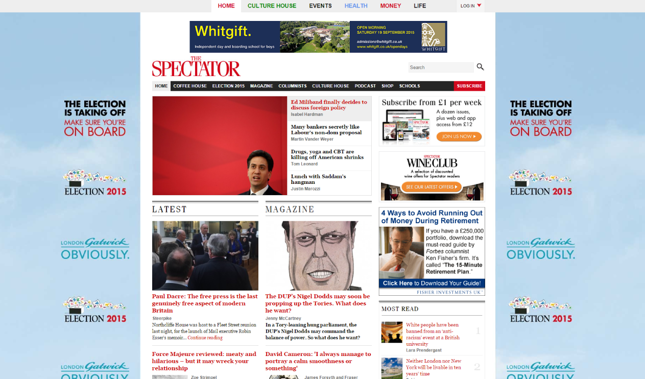 The Spectator Redesign | inter.connect